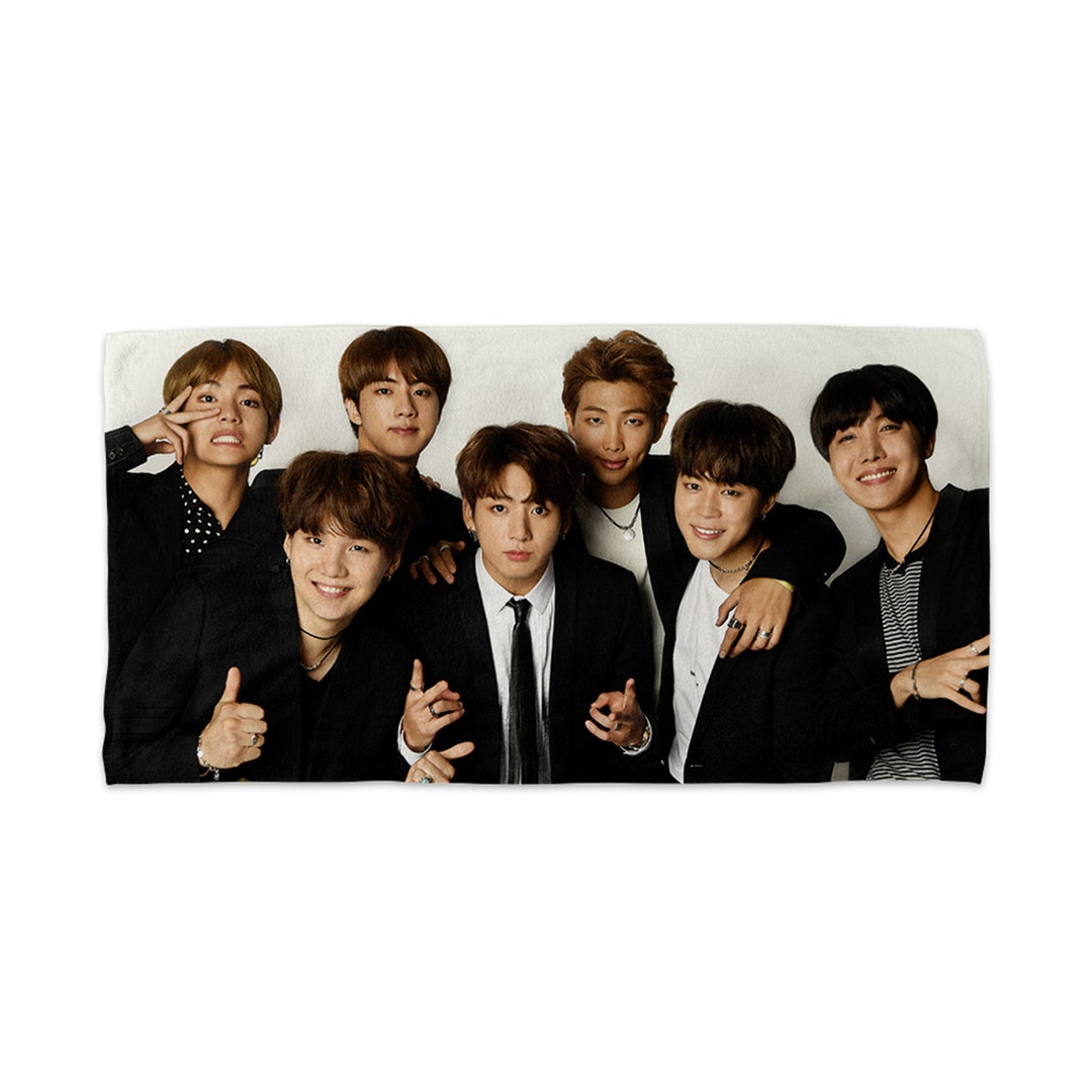 Kpop BTS Bangtan Boys Beach Rally Golf Towel 100% Microfiber Printed in ...