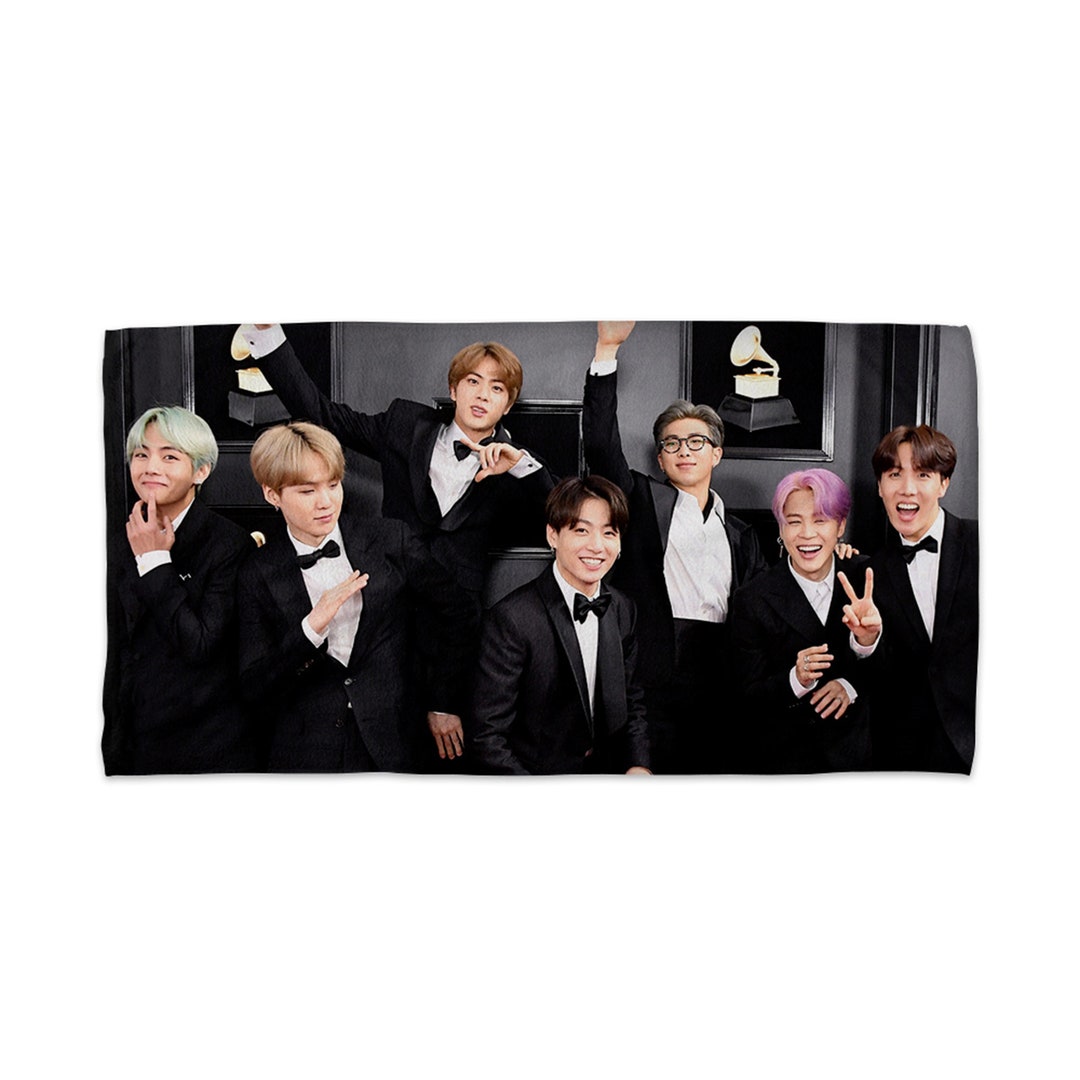 Kpop BTS Bangtan Boys Beach Rally Golf Towel 100% Microfiber Printed in ...