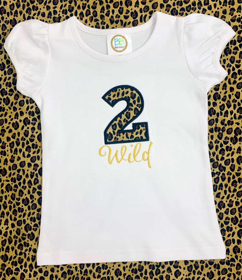 Girl Two Wild Birthday Shirt Girl 2nd Birthday Outfit Girl Etsy