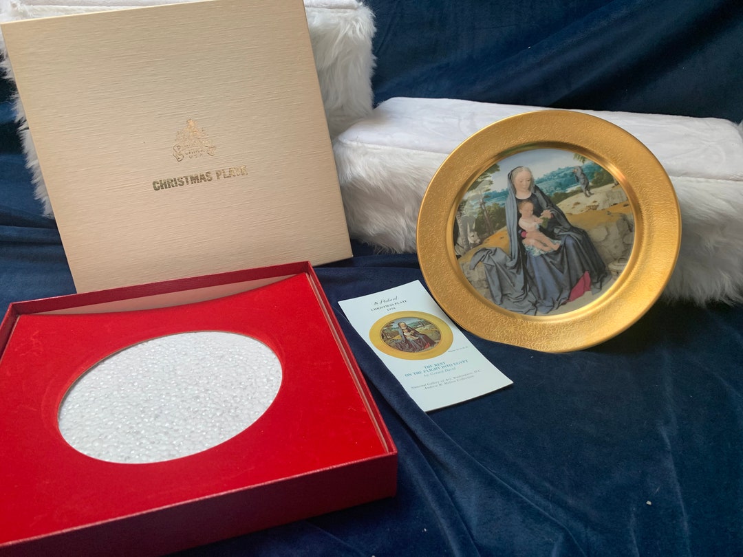 The Pickard Christmas Plate 1977 - Etsy