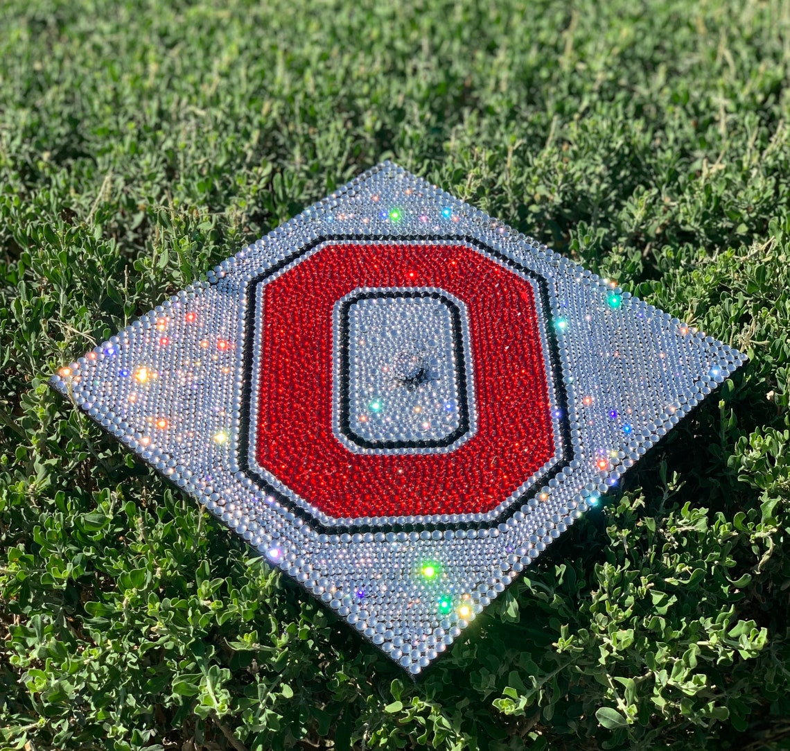 Custom Rhinestone Graduation Cap - Etsy