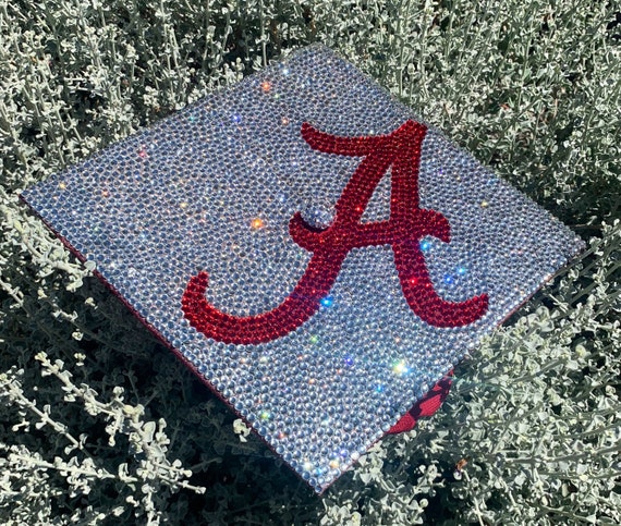 Rhinestone Decorated Graduation Cap
