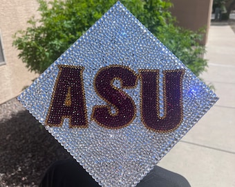 Custom Rhinestone Graduation Cap- Adult and Child - Etsy