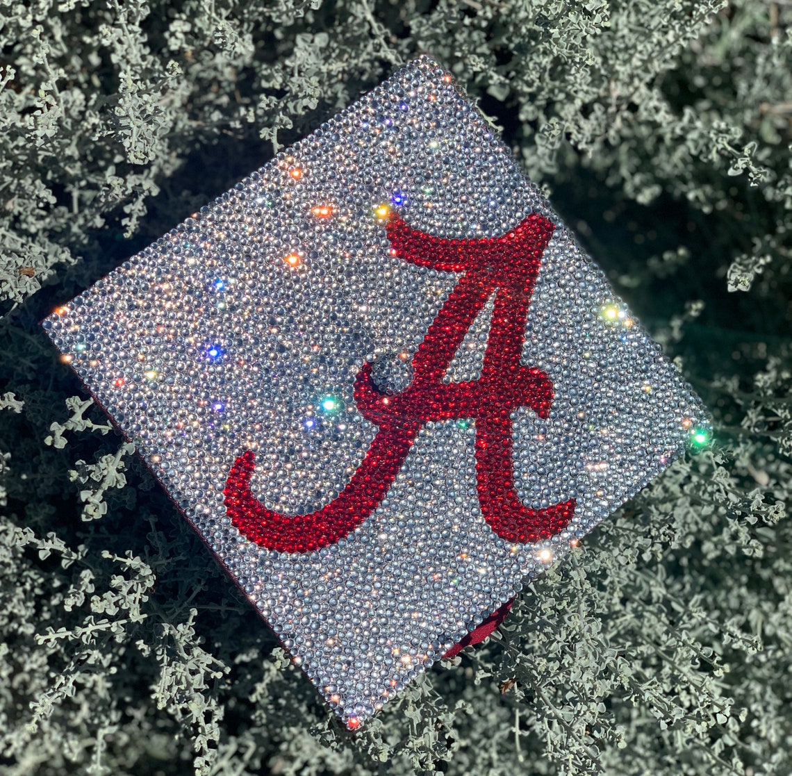 Custom Rhinestone Graduation Cap - Etsy