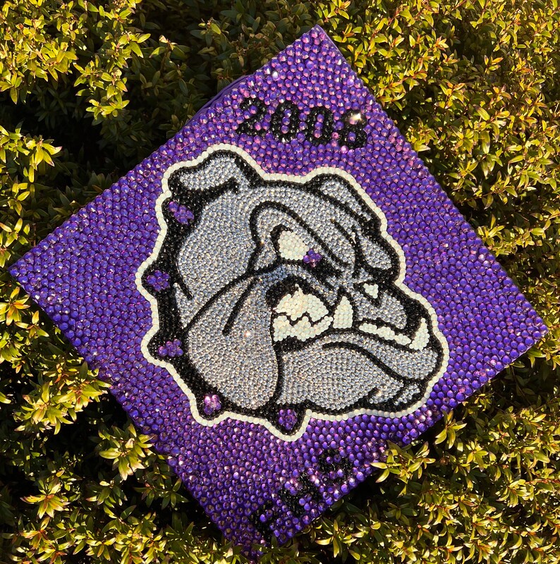 Custom Rhinestone Graduation Cap - Etsy