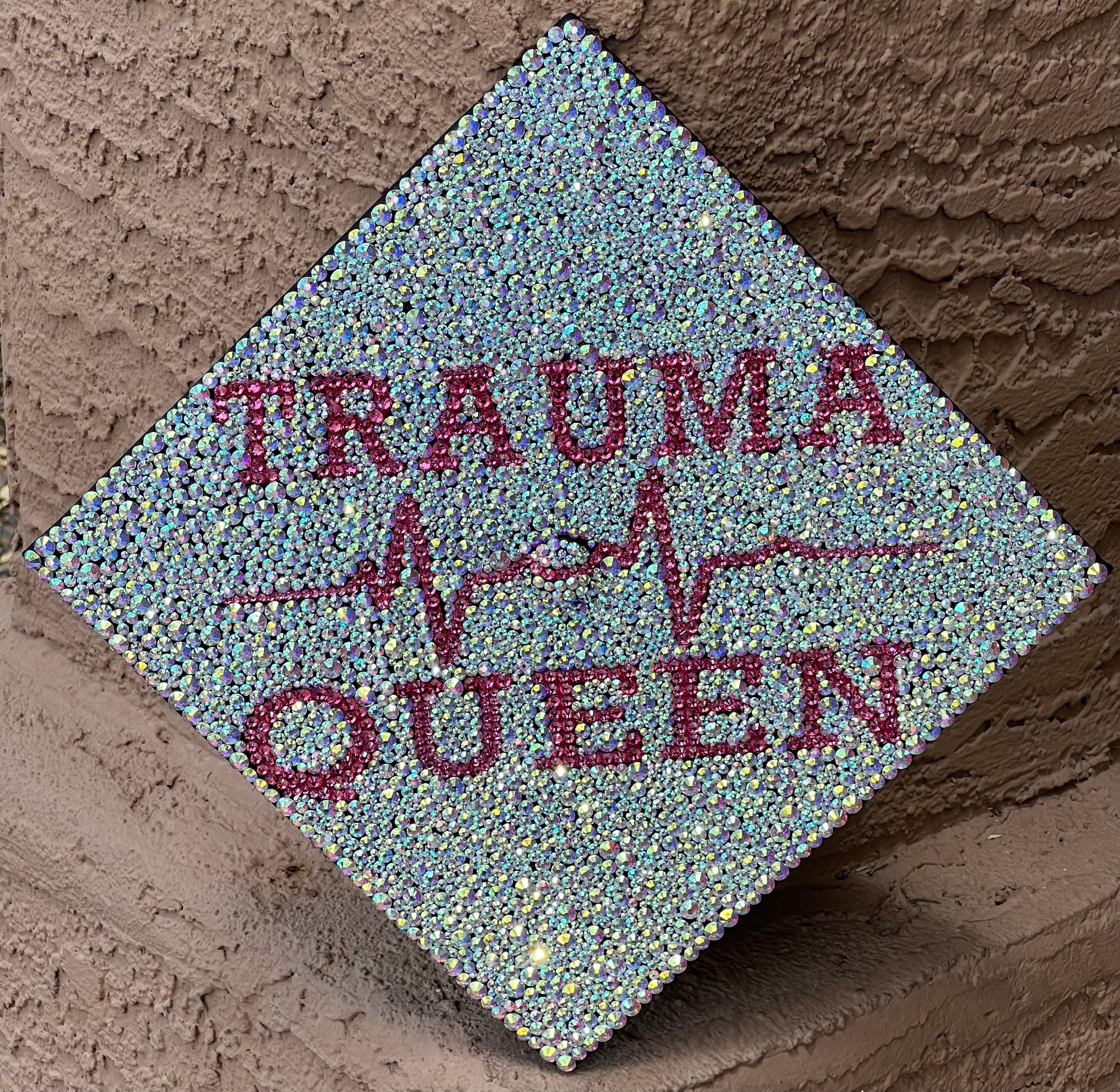 Custom Rhinestone Graduation Cap - Etsy