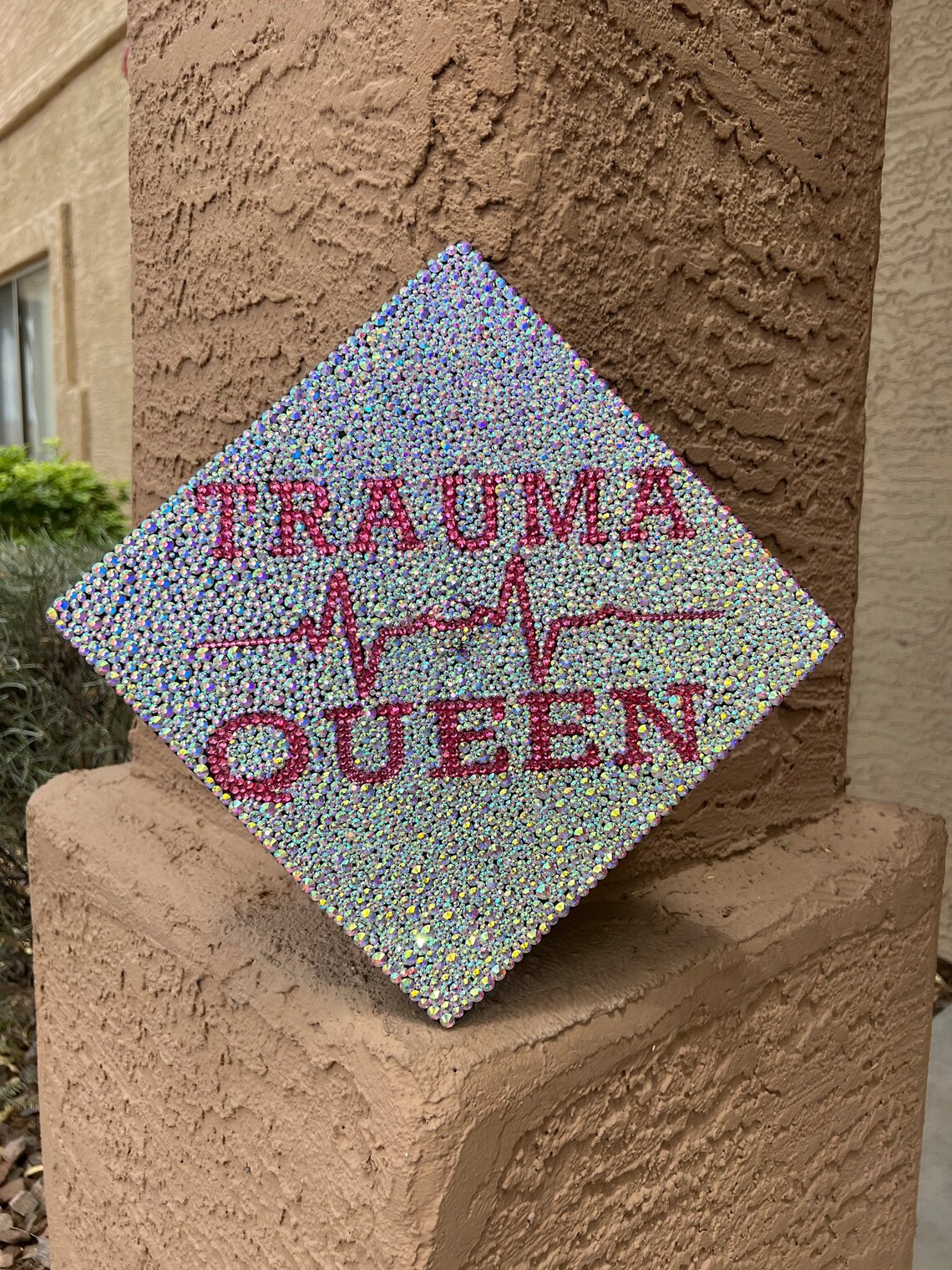 Custom Rhinestone Graduation Cap - Etsy