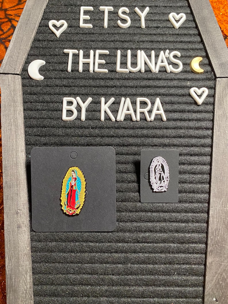 Virgin Mary Pin - Etsy