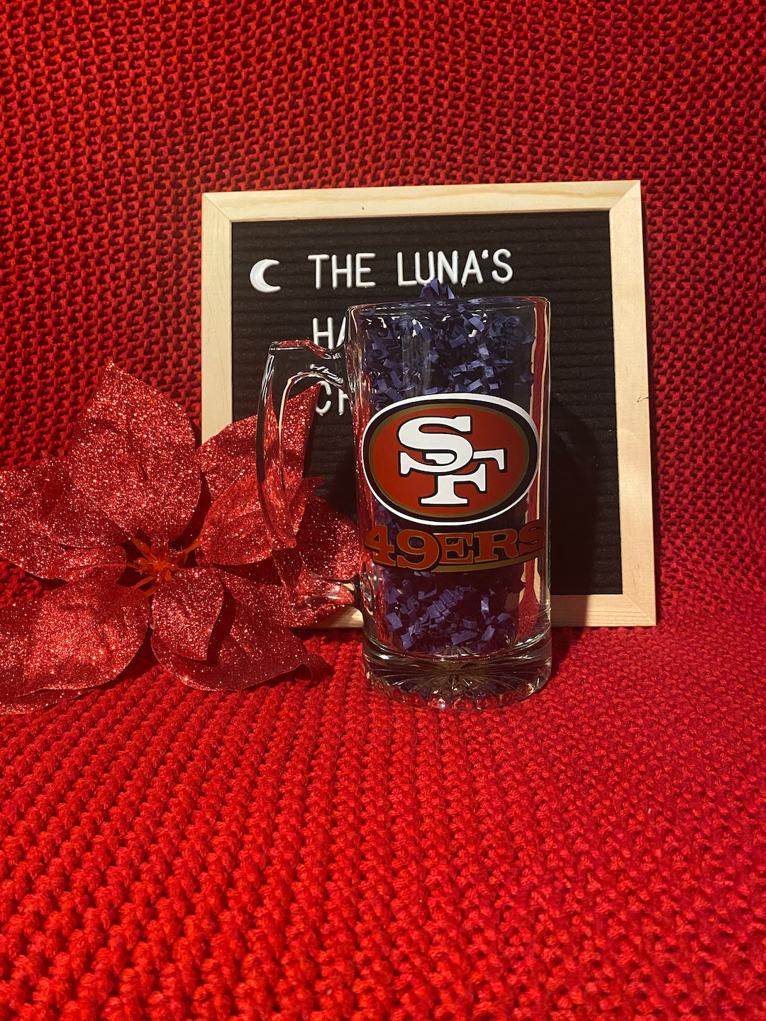 San Francisco 49ers Beer Mug - Etsy