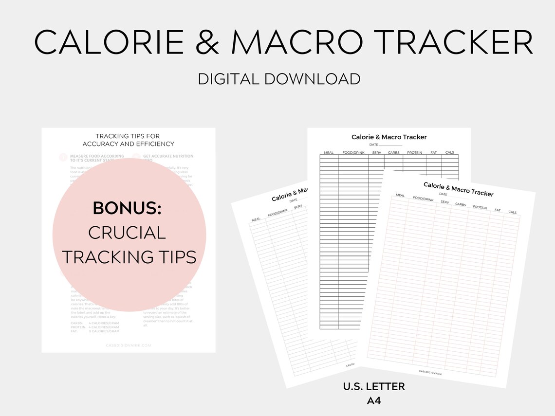 Calorie Tracker Food Diary Food Tracker Calorie Counter Download Macros ...