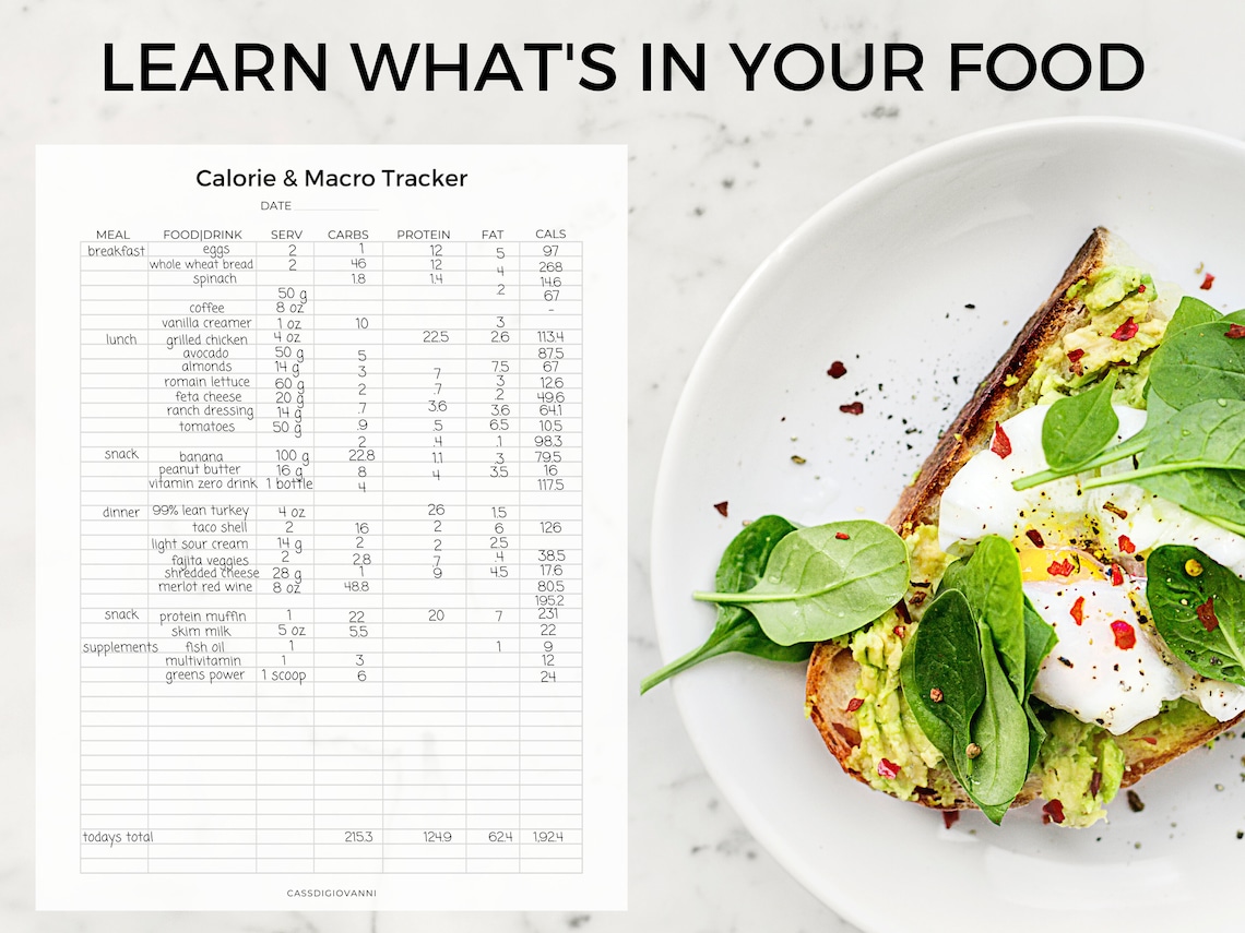 Calorie Tracker Food Diary Food Tracker Calorie Counter Download Macros ...