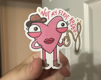 Not My First Rodeo Die-cut Sticker - Etsy
