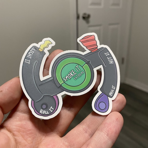 Stoner Toy smoke IT Extreme 420 Waterproof Sticker - Etsy