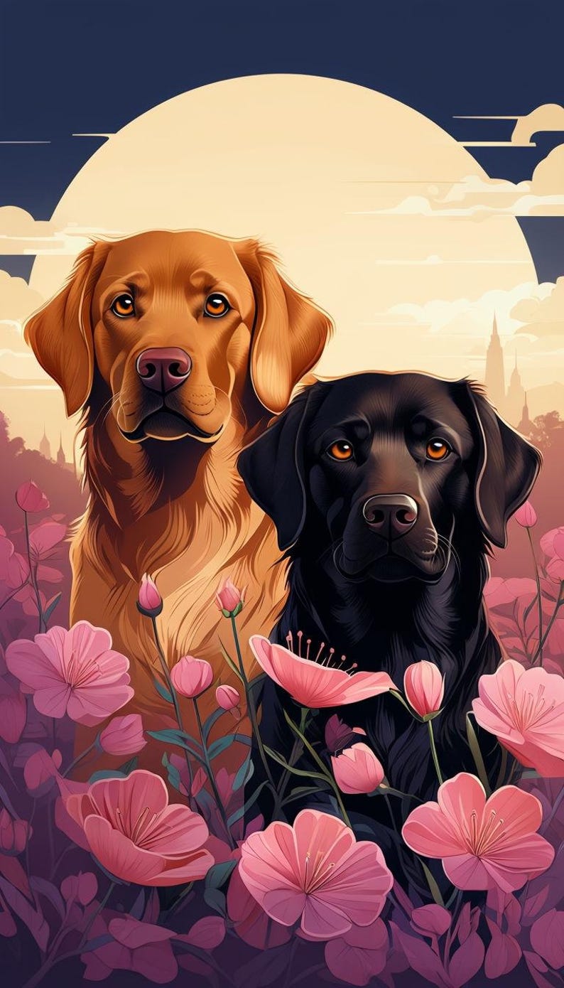 Dogs Mobile Backgrounds - Etsy