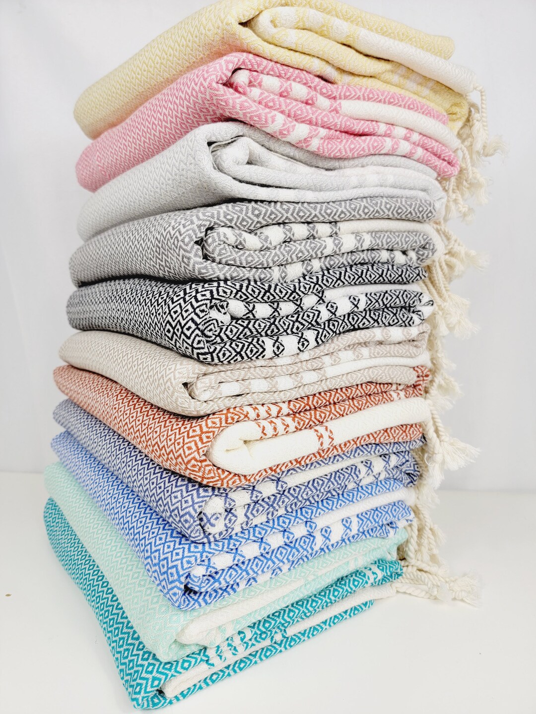 Bulk Turkish Cotton Towel Set: Handwoven Beach Wedding Favors - Etsy