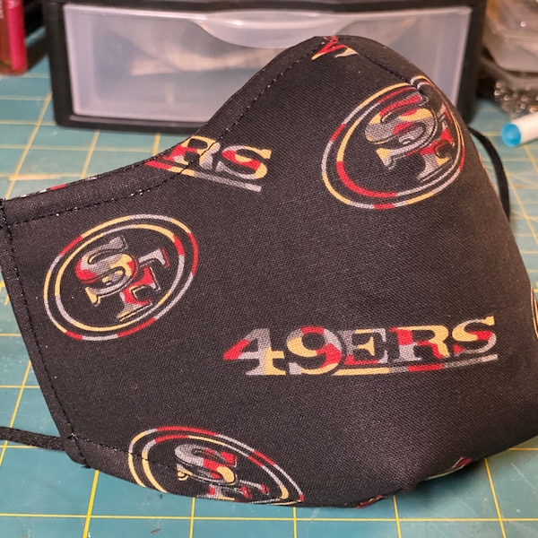 San Francisco 49ers Face Mask - Etsy