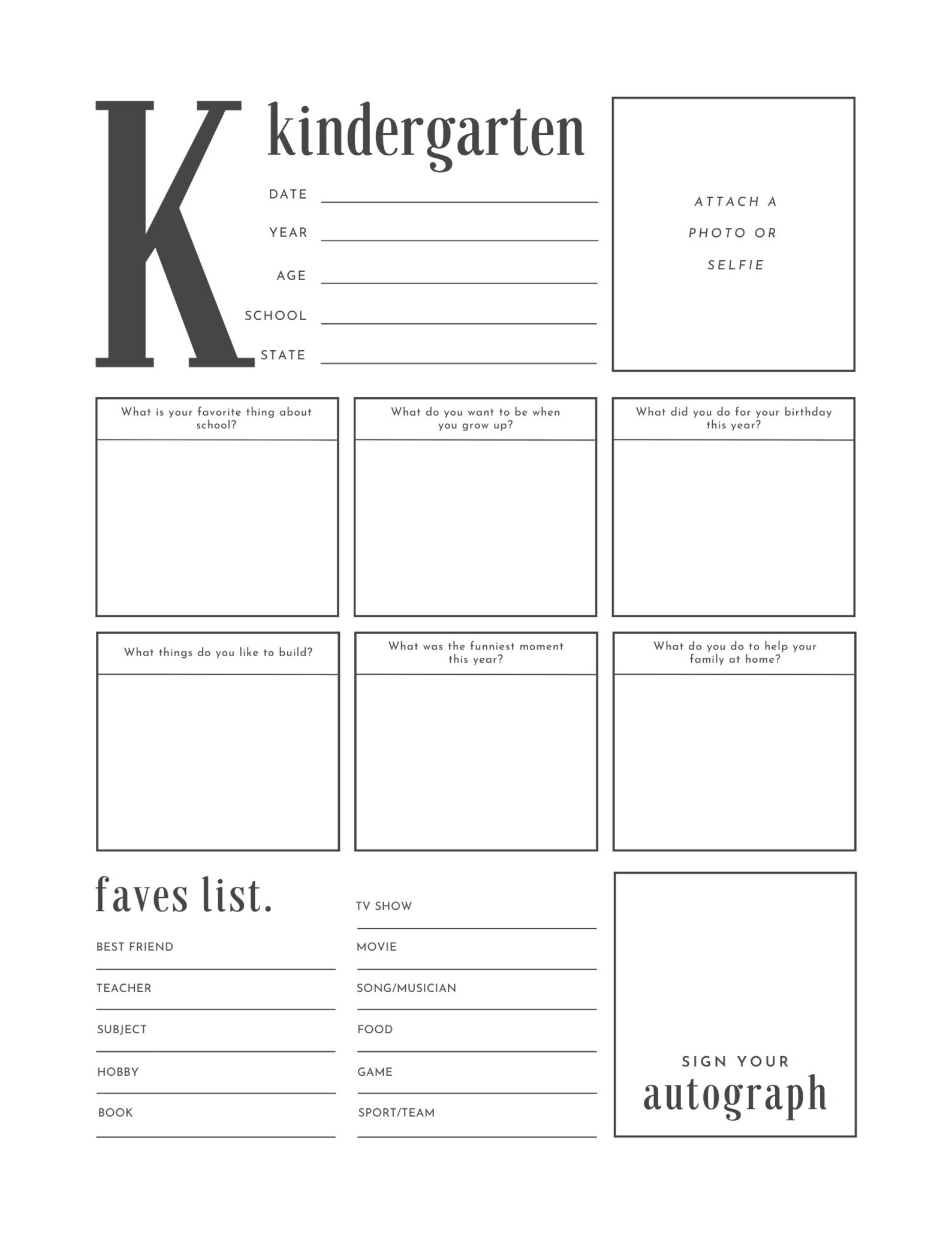 Printable Kids Keepsake Journal - Etsy
