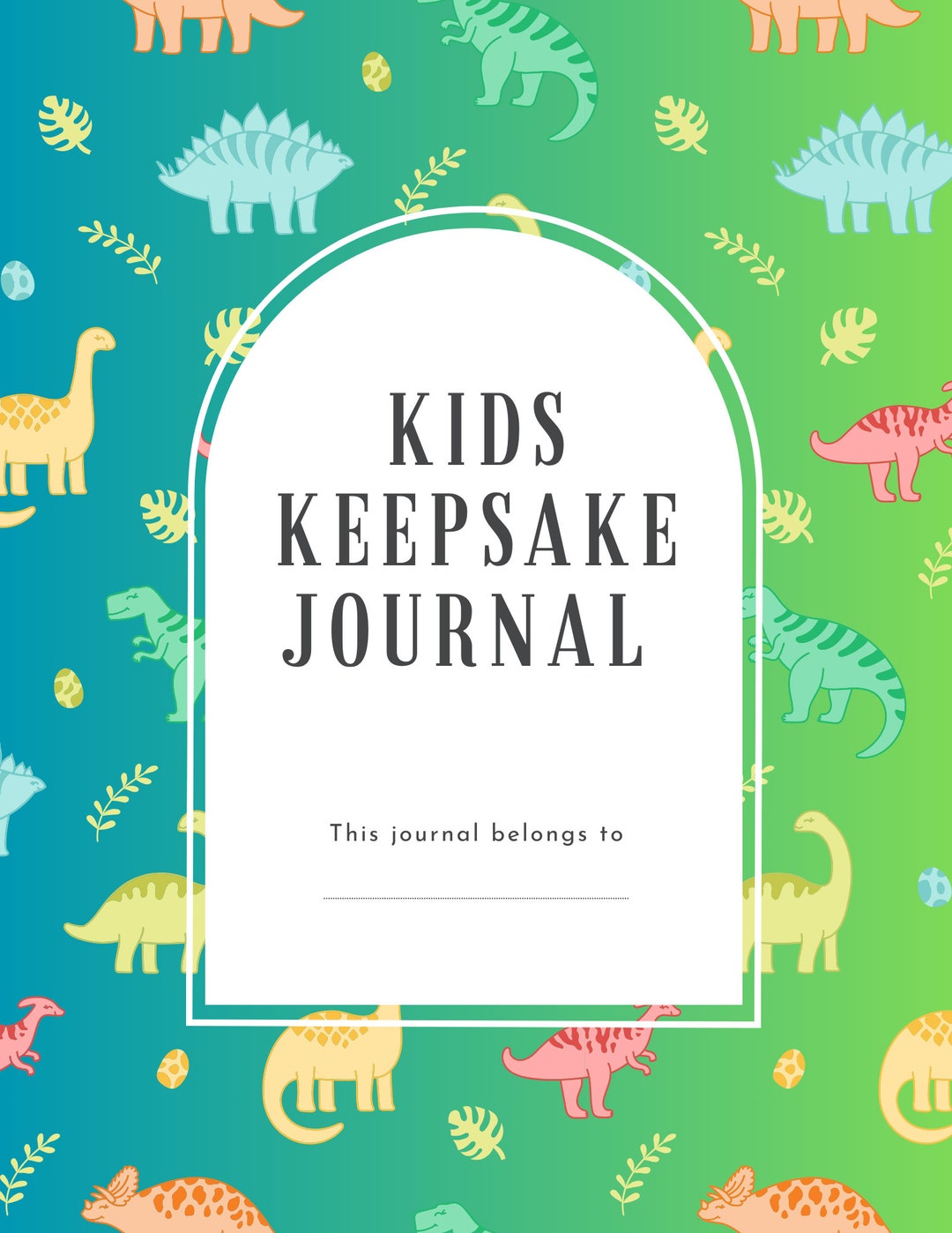 Printable Kids Keepsake Journal - Etsy