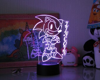 Sonic Hedgehog Lamp | Etsy