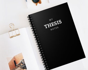 Thesis Notebook - Etsy
