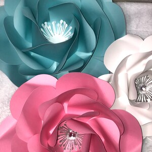 3D Paper Flowers. Large, Medium and Small Paper Flowers - Etsy