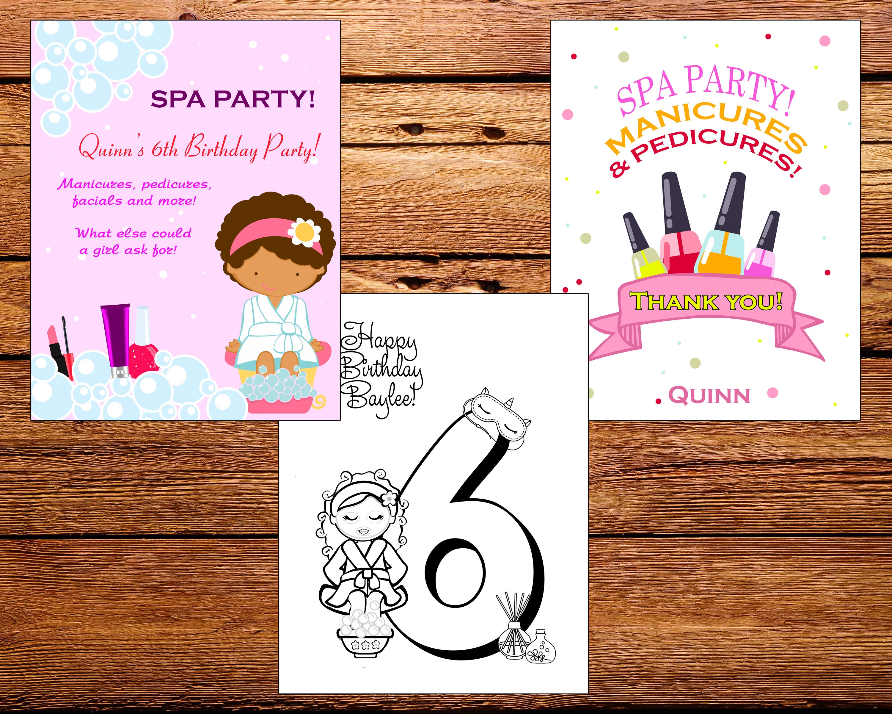 SPA Printable Coloring Sheets SPA Birthday Coloring Page SPA - Etsy UK