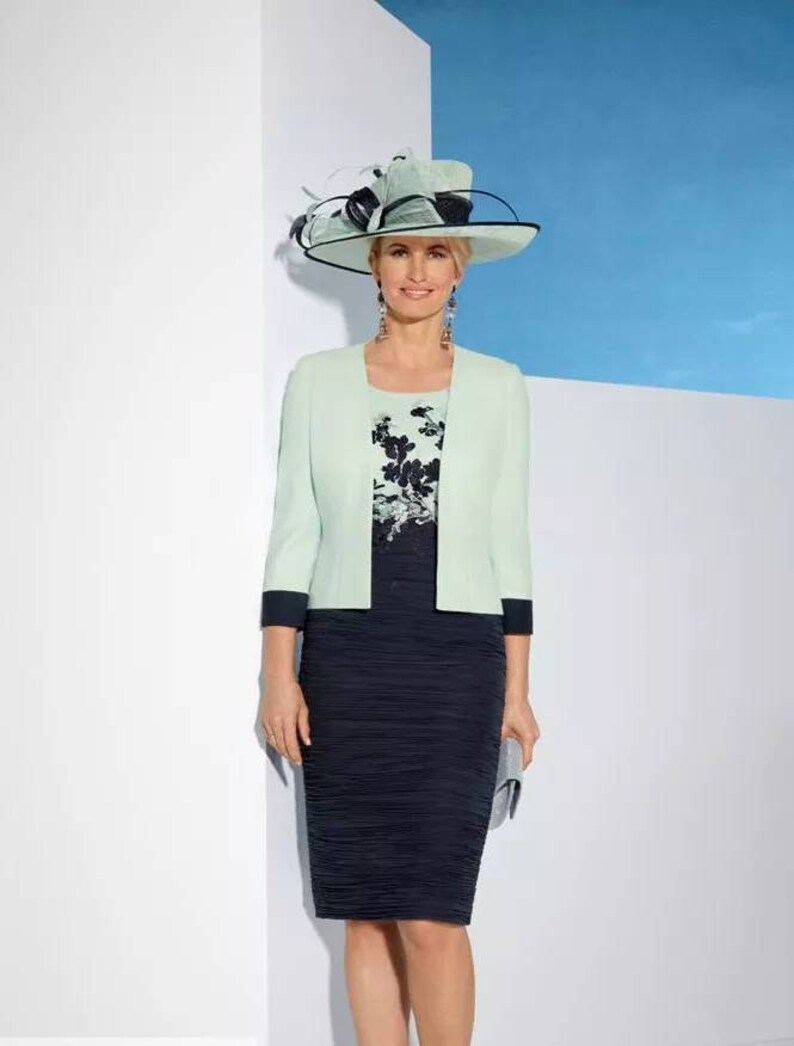 Handmade Gorgeous 2 Piece Mother of the Bride Lace Dresses With Bolero ...