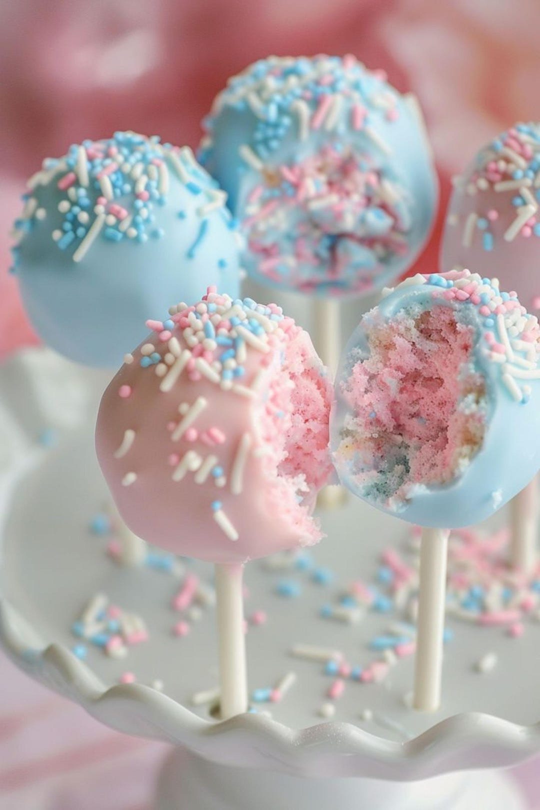 Gender Reveal Cake Pops | Baby Shower Cake Pop | Baked Goods - Etsy