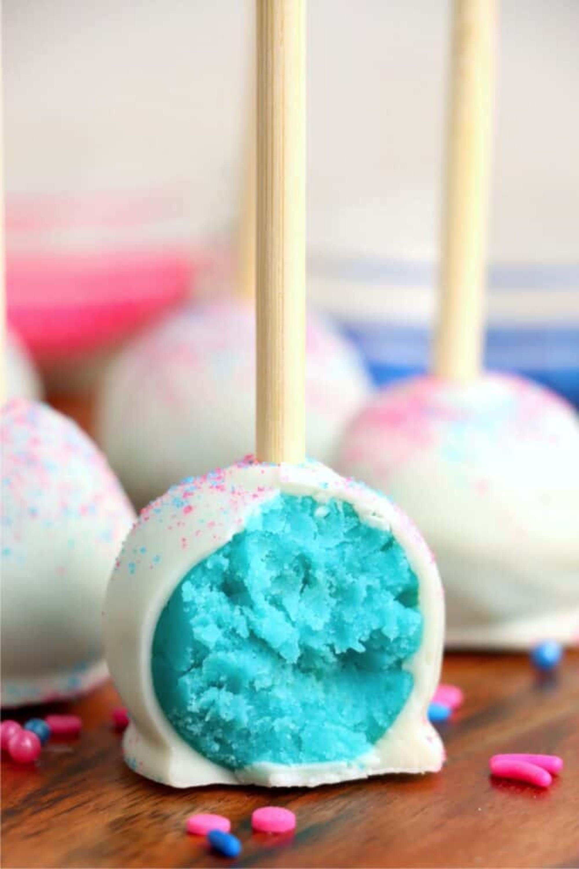 Gender Reveal Cake Pops | Baby Shower Cake Pop | Baked Goods - Etsy