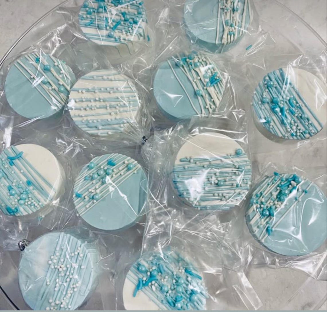 Gender Reveal Treat Bundle | Baby Shower Cake Pop | Oreos | Rice ...