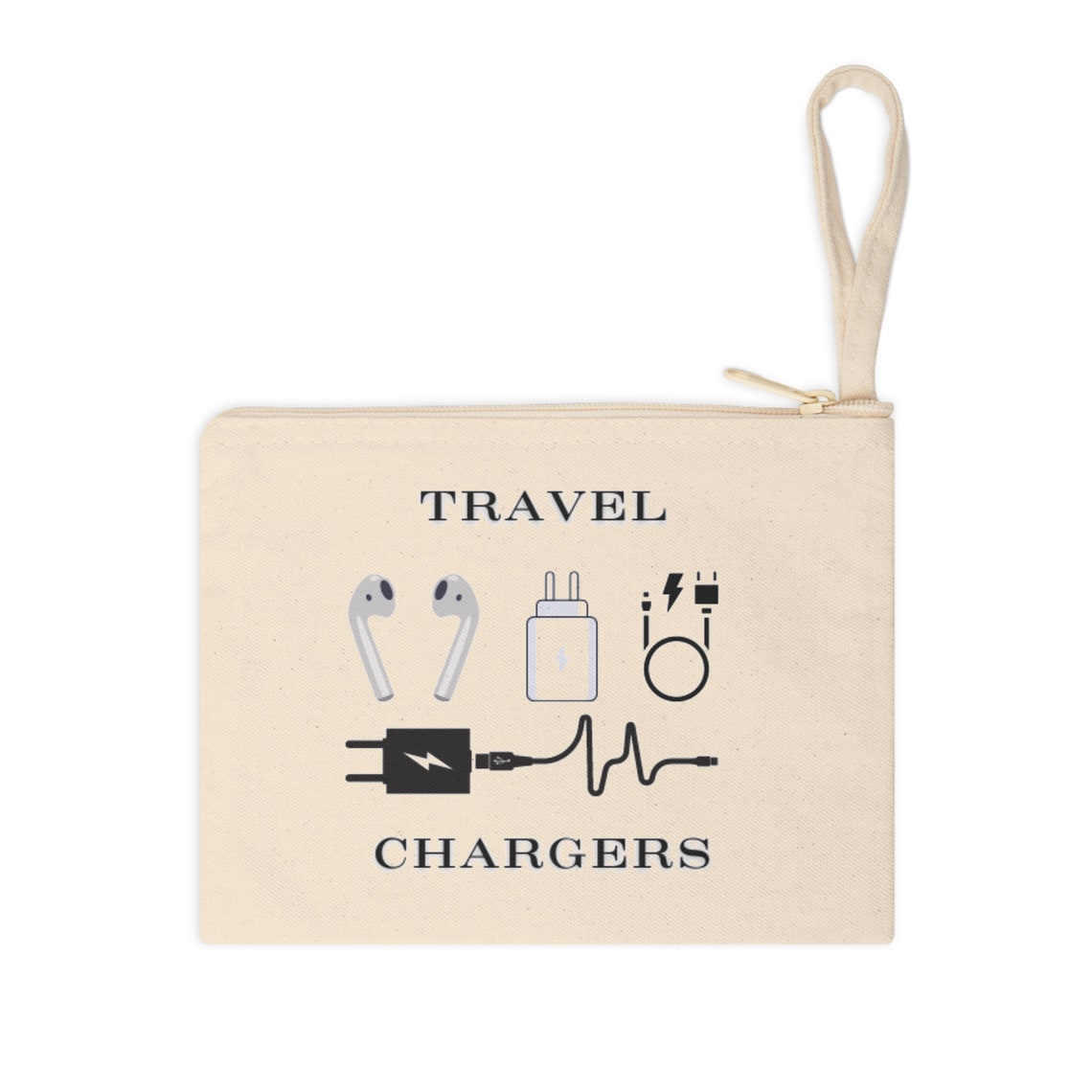 Electronic Charger Travel Zipper Pouch - Electronic Tote, Phone ...