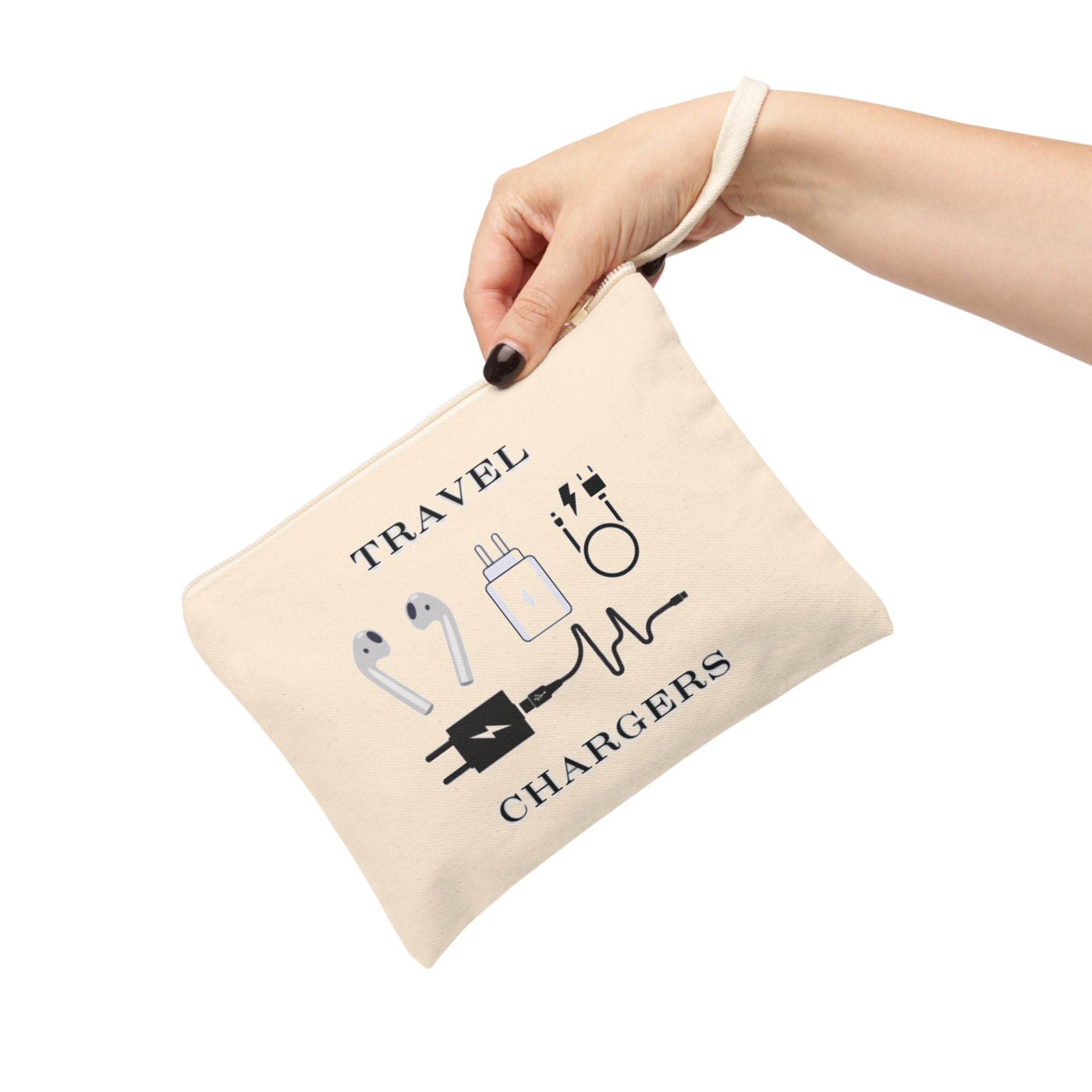 Electronic Charger Travel Zipper Pouch - Electronic Tote, Phone ...