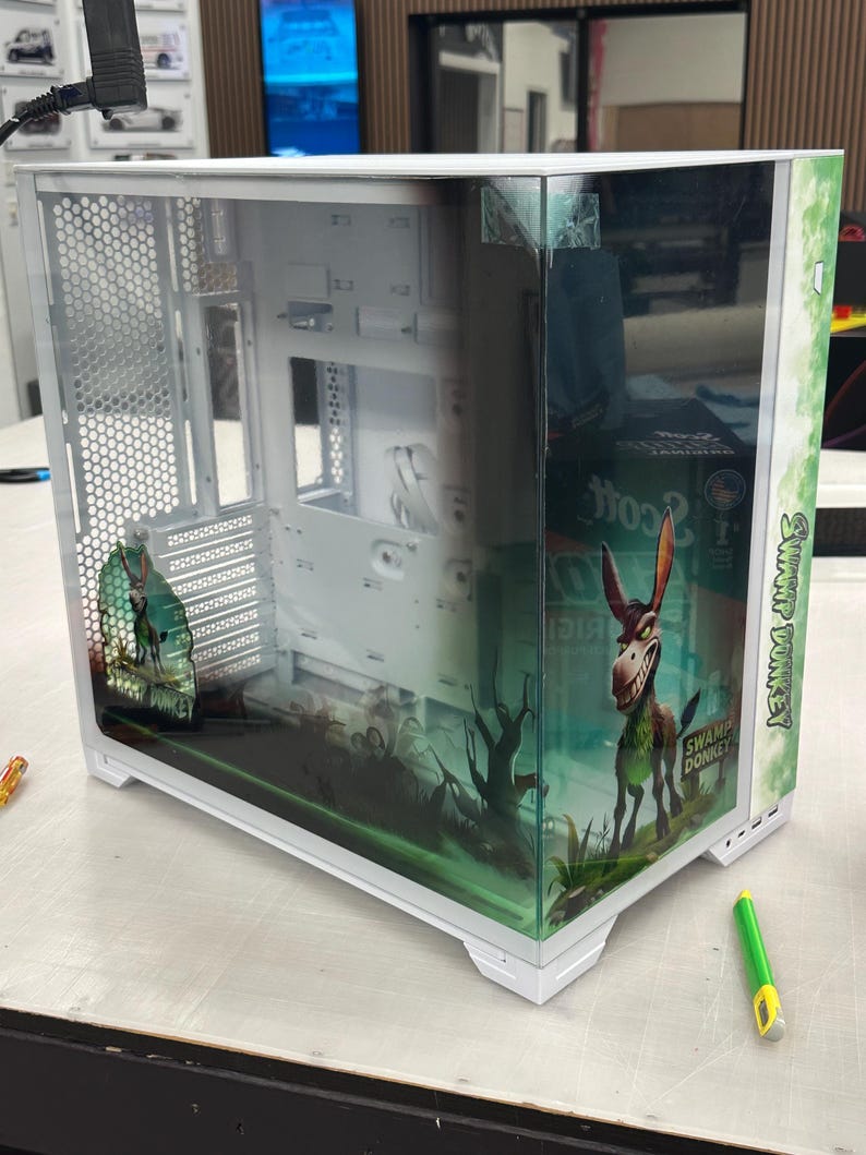 Custom PC Case Vinyl.custom Glass, Panels or Full Case Design. Vinyl ...