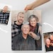 Custom Memorial Drawing, Passed Away Mother Portrait, Add Deceased ...