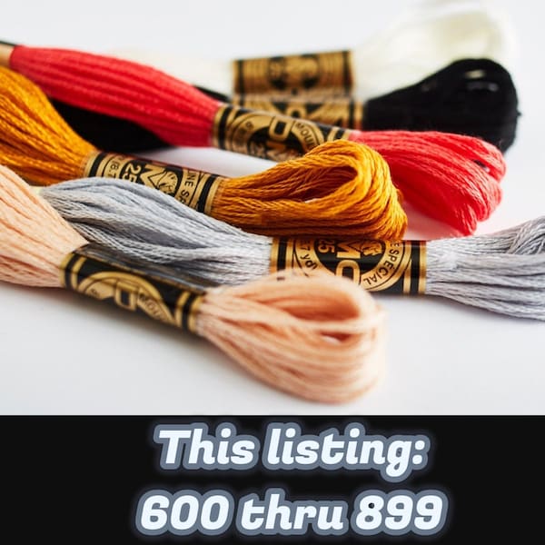 Dmc Floss Pick Colors - Etsy