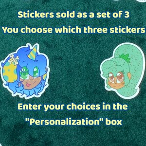 Original Anime Art Stickers Set|| Manga Style || Multiple Skin Tones ...