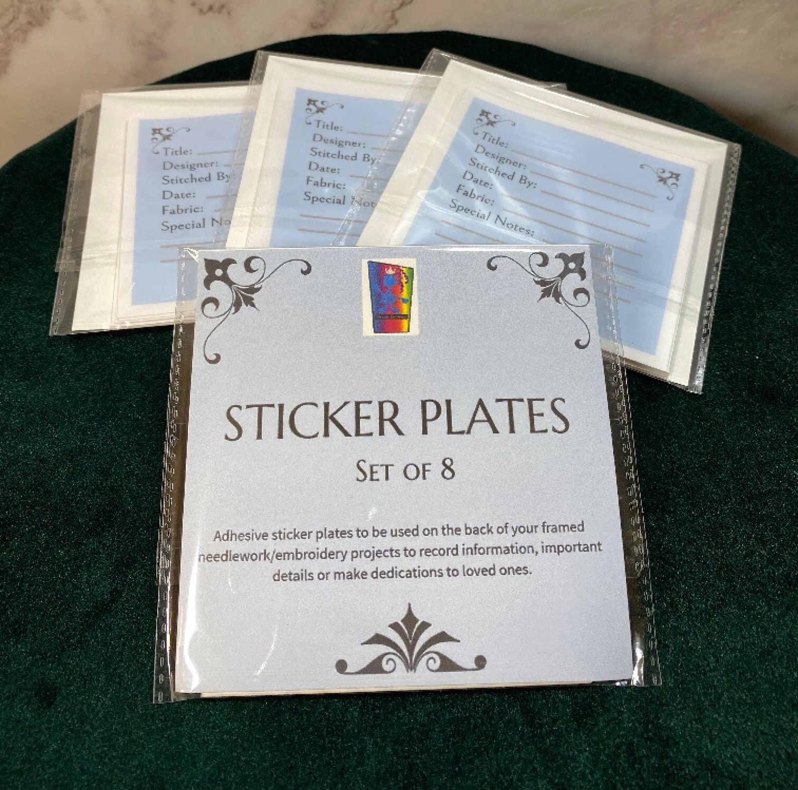 Sticker Platesdescription Labels for Cross Stitch Needlework - Etsy
