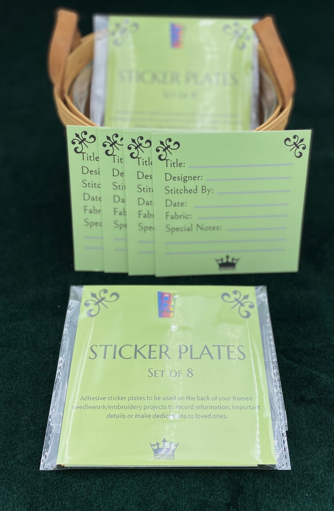 Sticker Platesdescription Labels for Cross Stitch Needlework - Etsy