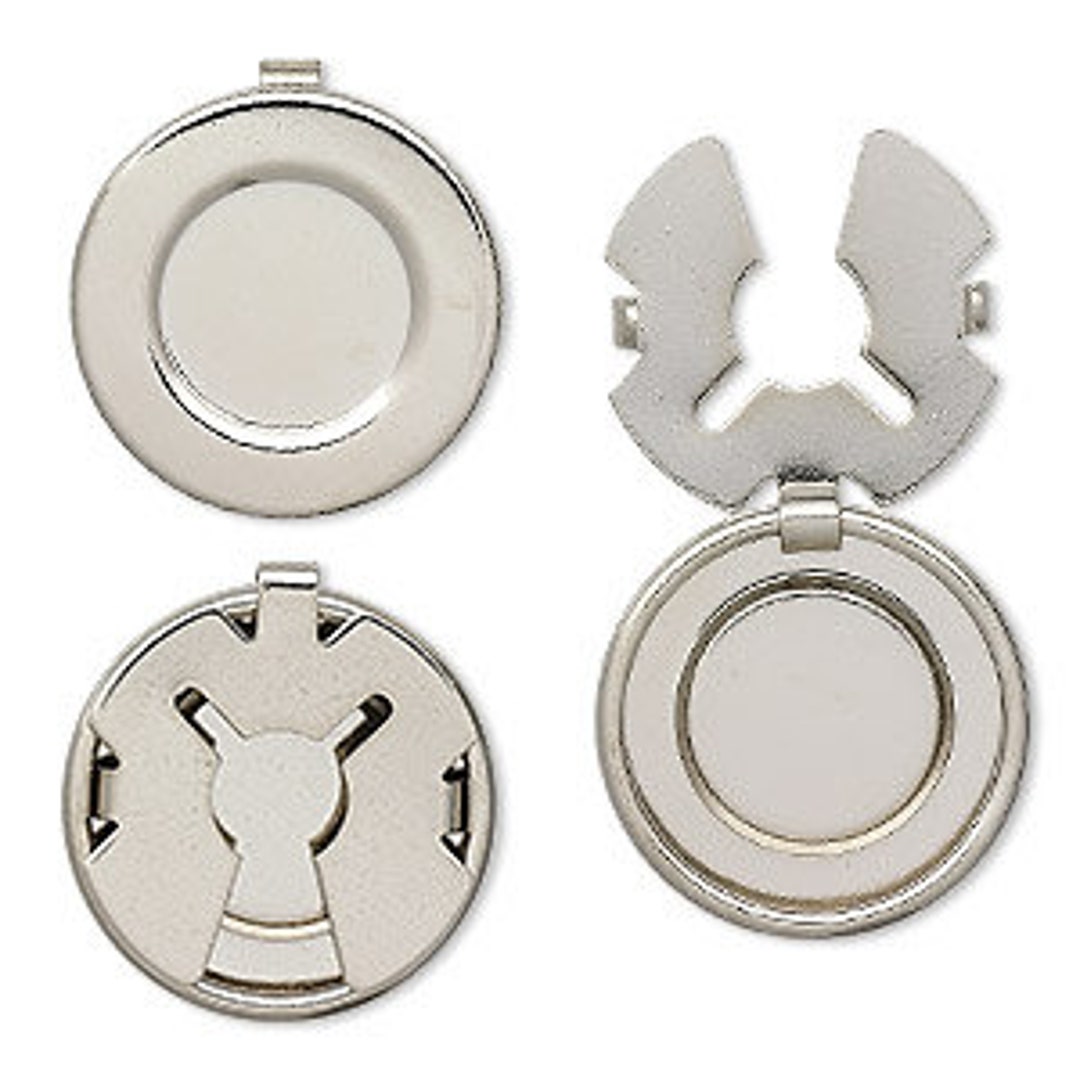 Button Covers Silver Tone Findings Parts 18mm Round20 Piecesdiy Fancy ...