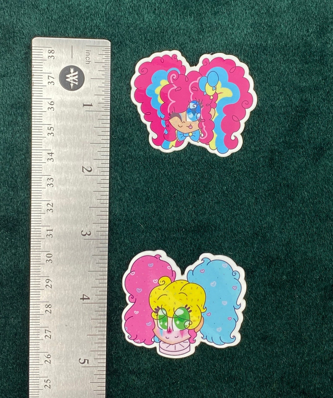 Original Anime Art Stickers Set Manga Style Multiple Skin - Etsy