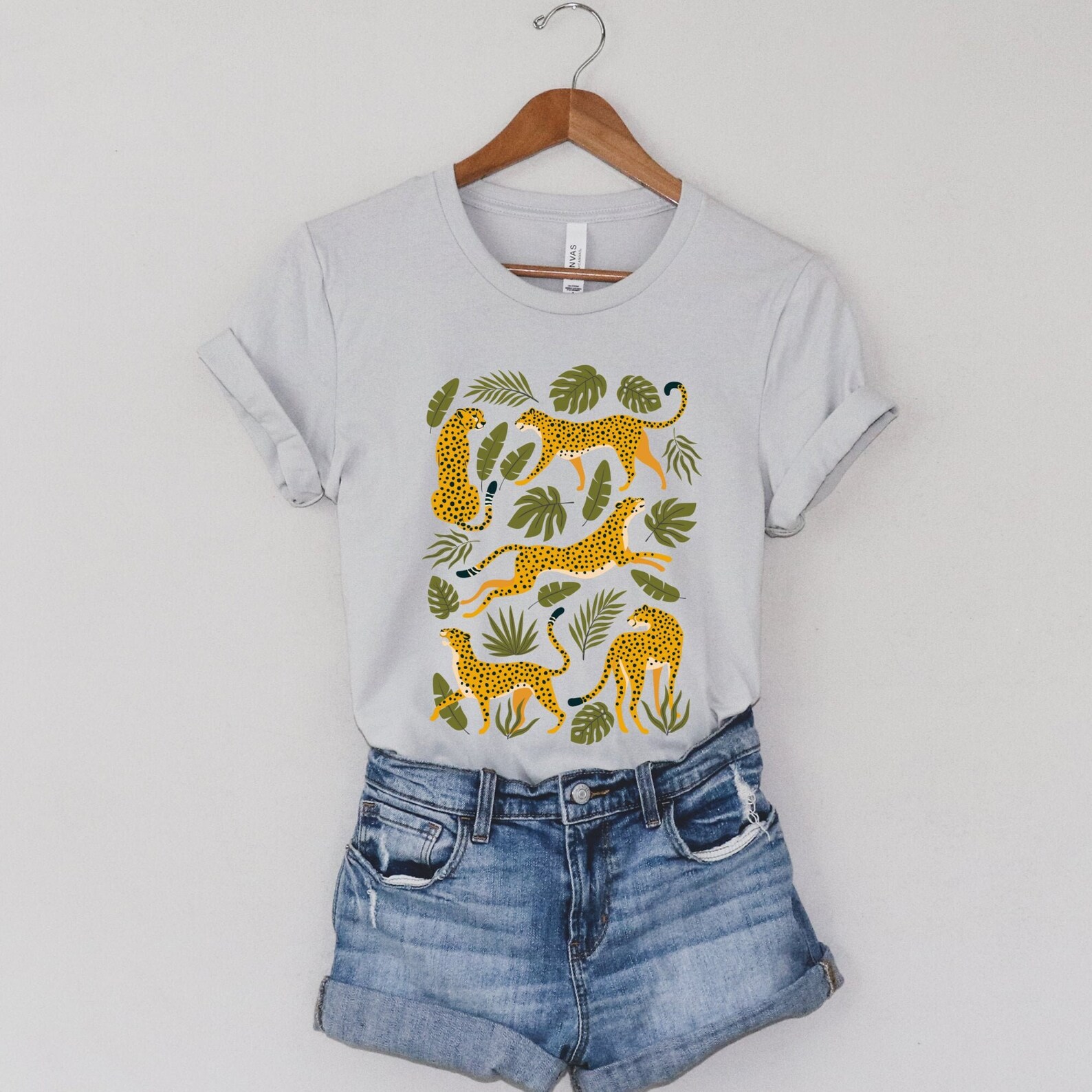 Leopard Graphic Tee, Cheetah Shirt, Animal Shirt Women, Leopard Shirt ...