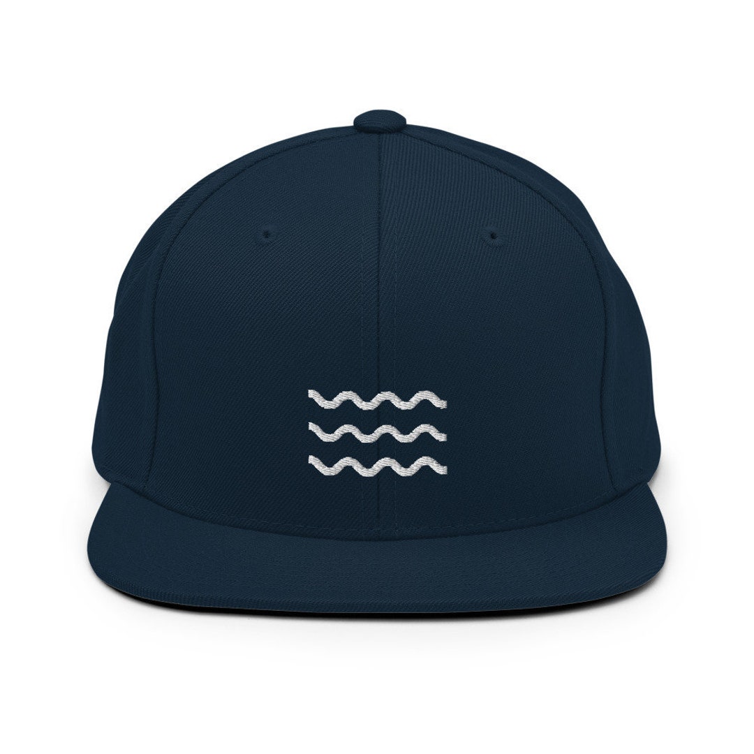 WAVE SNAPBACK HAT, Snapback Hat, Wave Hat, Snapback Minimal ...