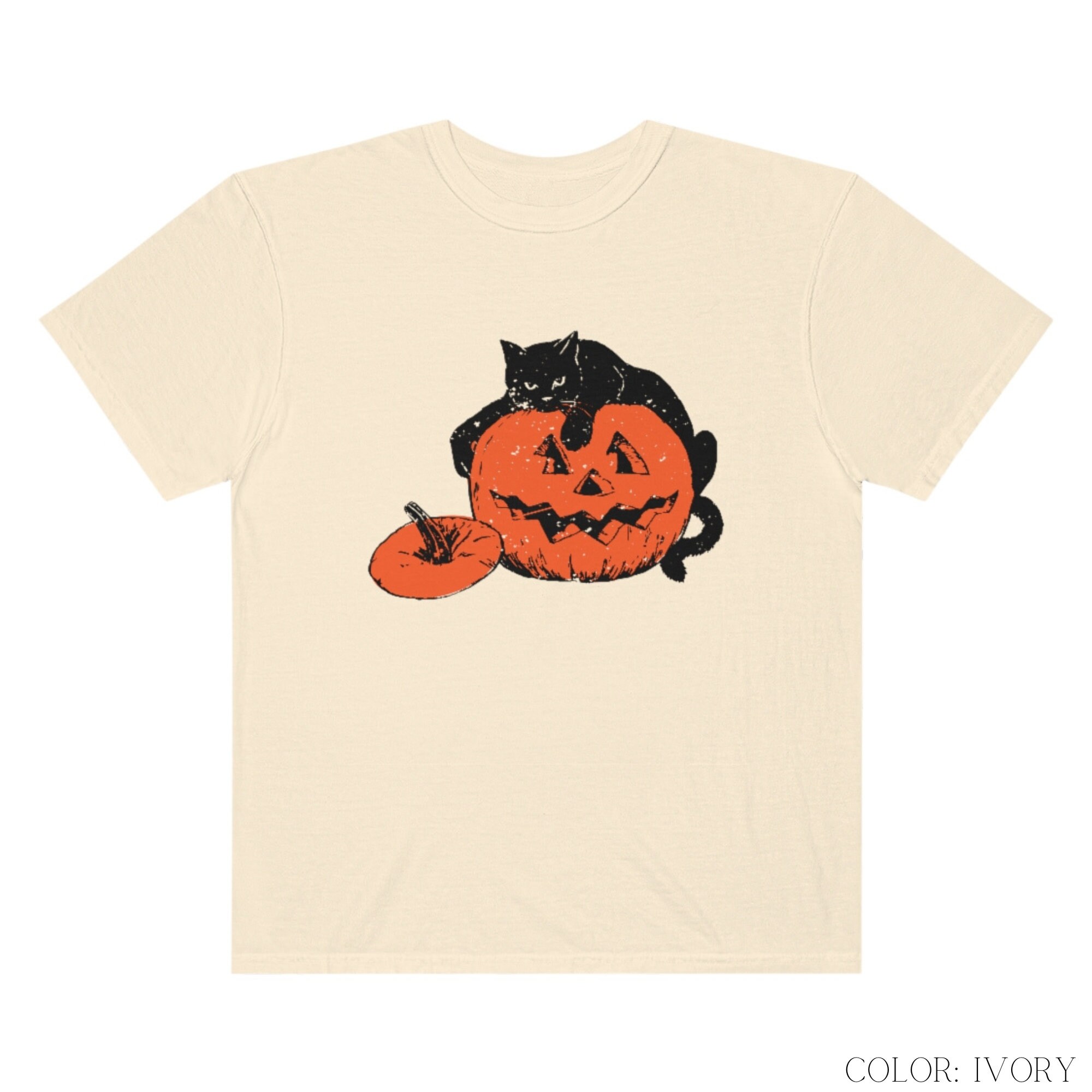 Black Cat Shirt Black Cat Halloween Shirt Cat Halloween - Etsy