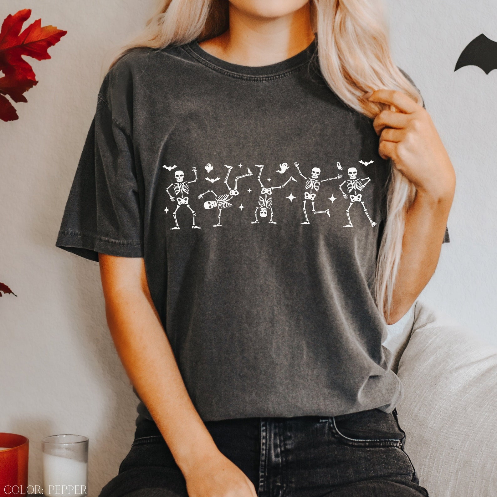 Dancing Skeletons Skeleton Shirts Halloween Shirt - Etsy