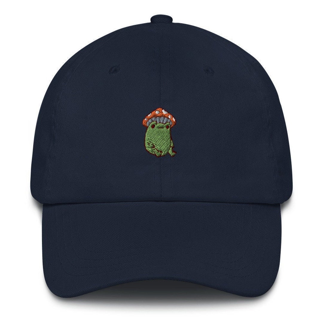 Frog Hat, Mushroom Hat, Frog Baseball Cap, Cute Frog Hat, Mushroom Dad ...
