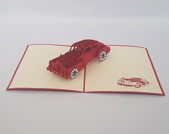 Car Pop up Card | Etsy
