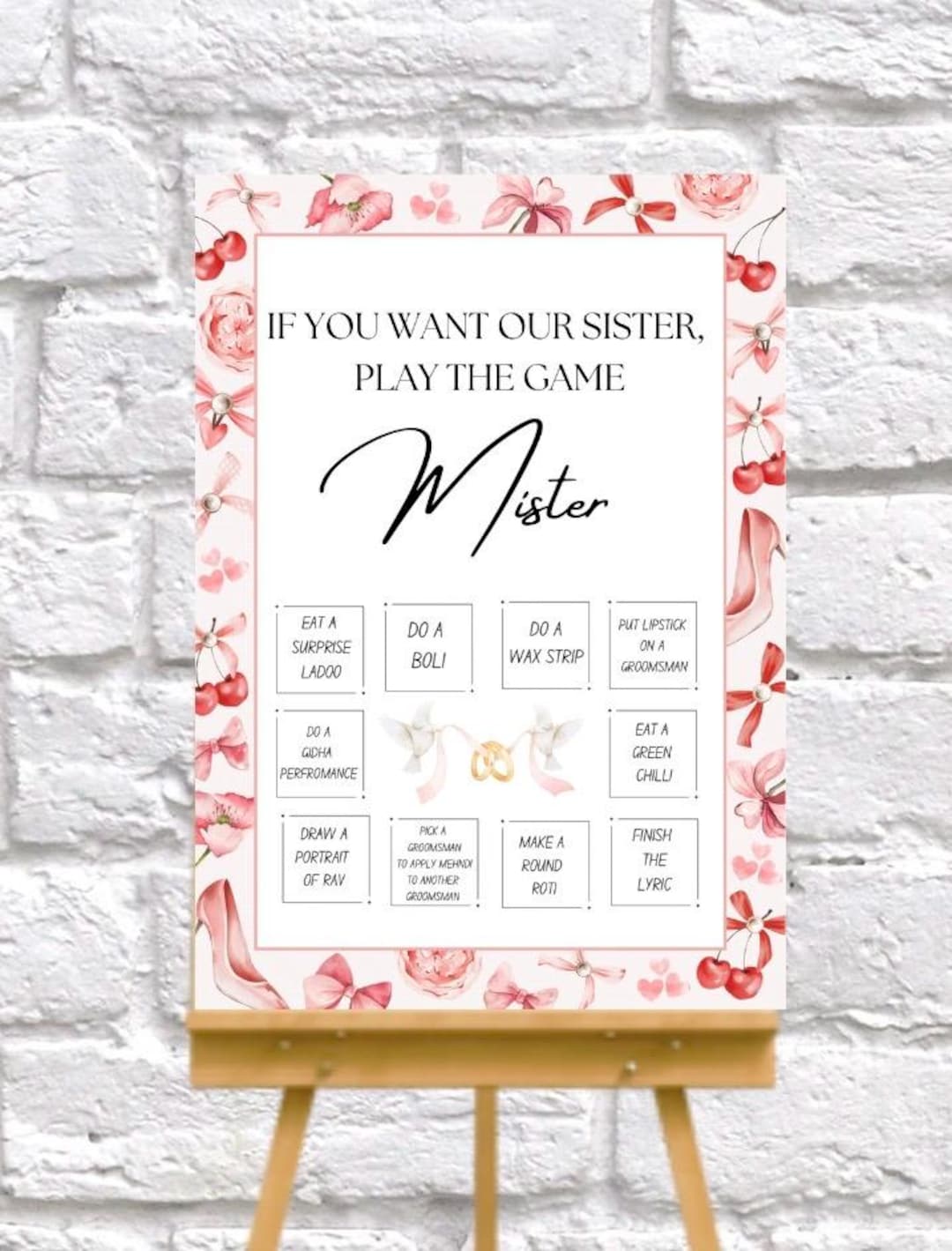 Pay up Mister Doli Signage - Wedding Gate Sign - No Entry - Jija Saali ...