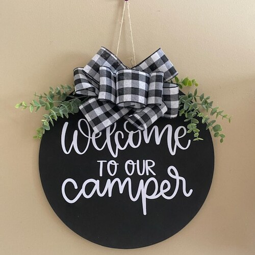 Welcome to Our Home/wood Sign/camper/camping/rv/life/cute/2ft - Etsy