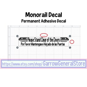 Monorail Inspired Decal: Premium Vinyl for Laptops, Car Windows, Car ...