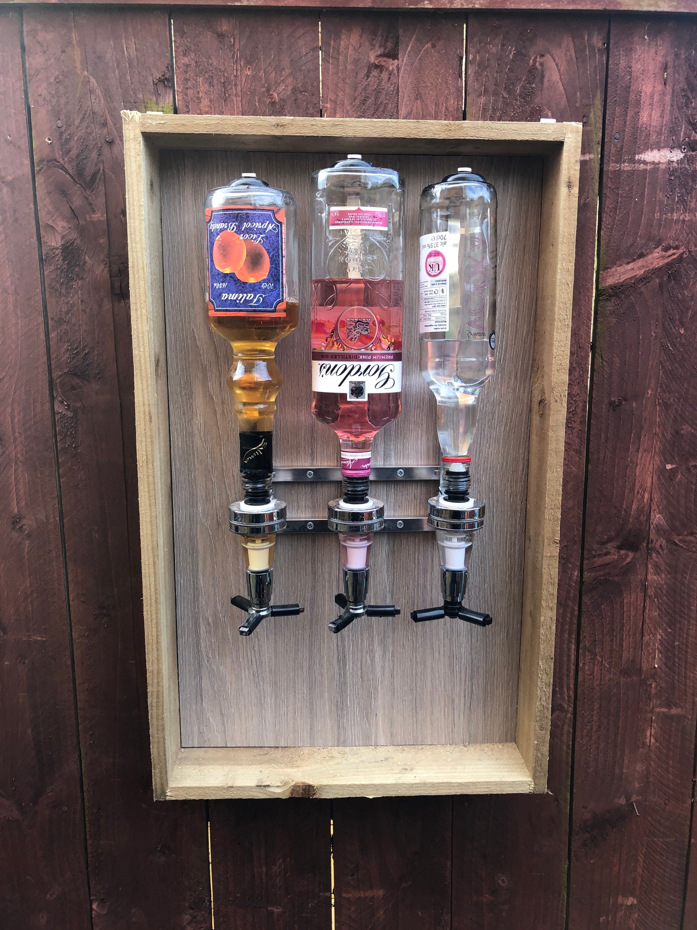 3 Optic Bar Shelf, Outside/indoor Pub, Gin, Win, Beer, BBQ, OPTICS, Man ...